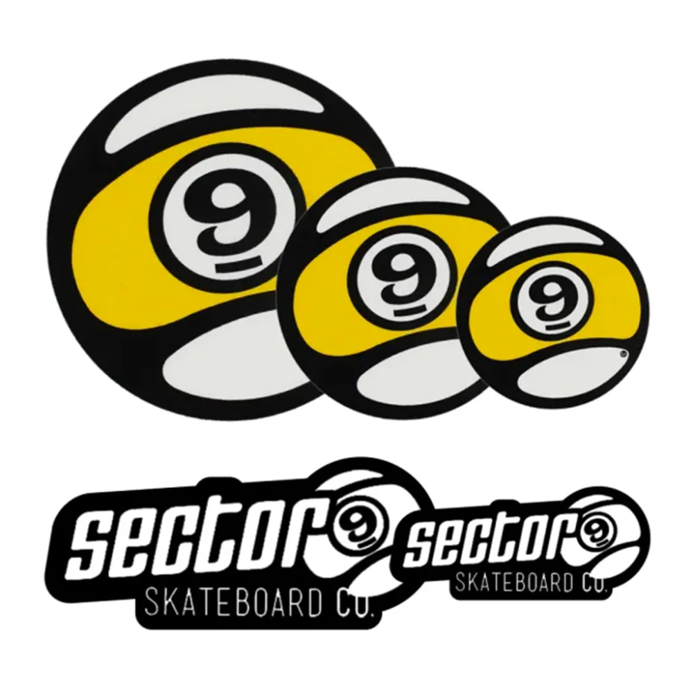 Sector 9 Sticker Pack (5 Count) – Eastern Boarder