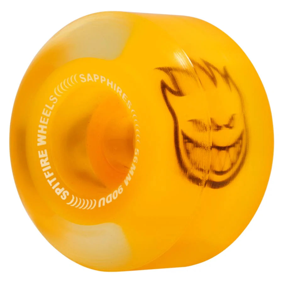 Spitfire Sapphires Wheels Clear/Orange 90d 56mm – Eastern Boarder